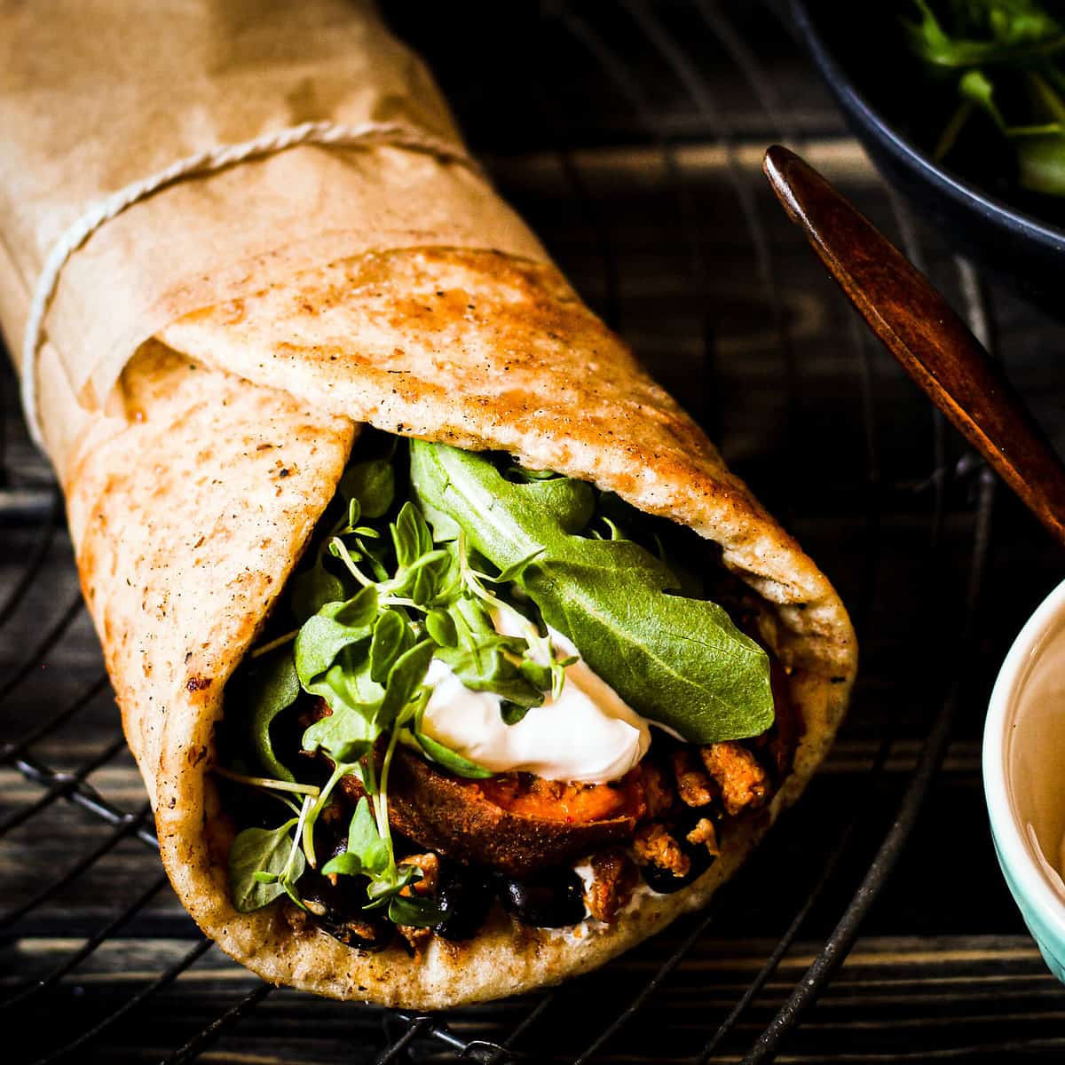 HOMEMADE WRAPS - FLY ME TO THE VEGAN BUFFET