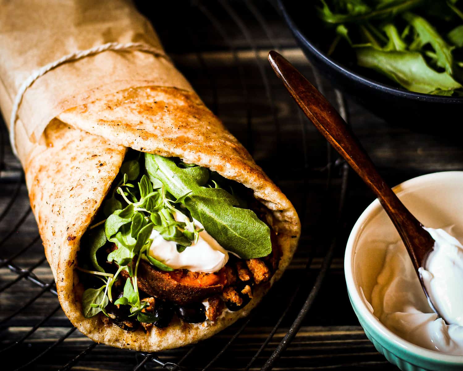 SELBSTGEMACHTE WRAPS - FLY ME TO THE VEGAN BUFFET