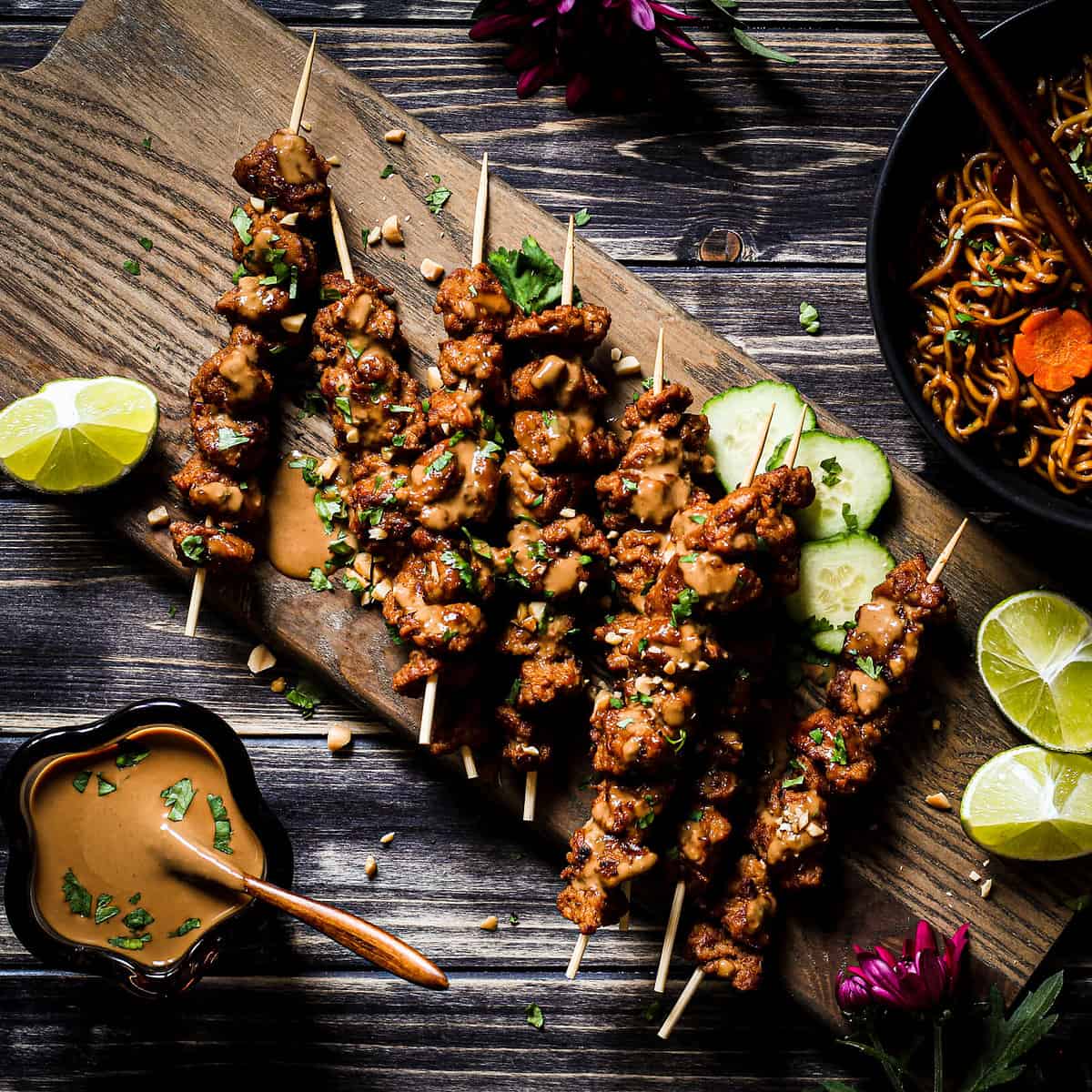 SOY SATAY - FLY ME TO THE VEGAN BUFFET