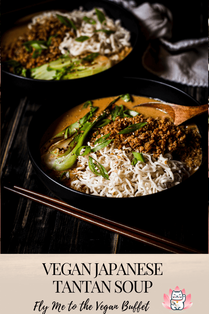 Vegan Japanese Tantan Soup/ recipe
