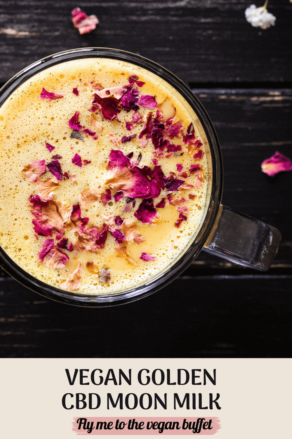 Vegan golden CBD moon milk/ recipe